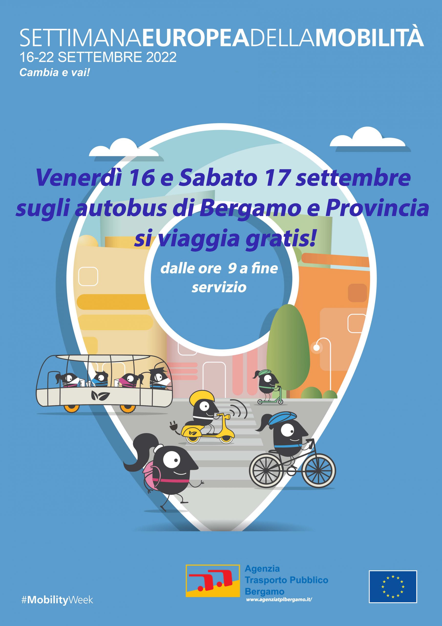 LA MOBILITY WEEK: sali gratis sull'autobus venerdì 16 e sabato 17 | TPL
